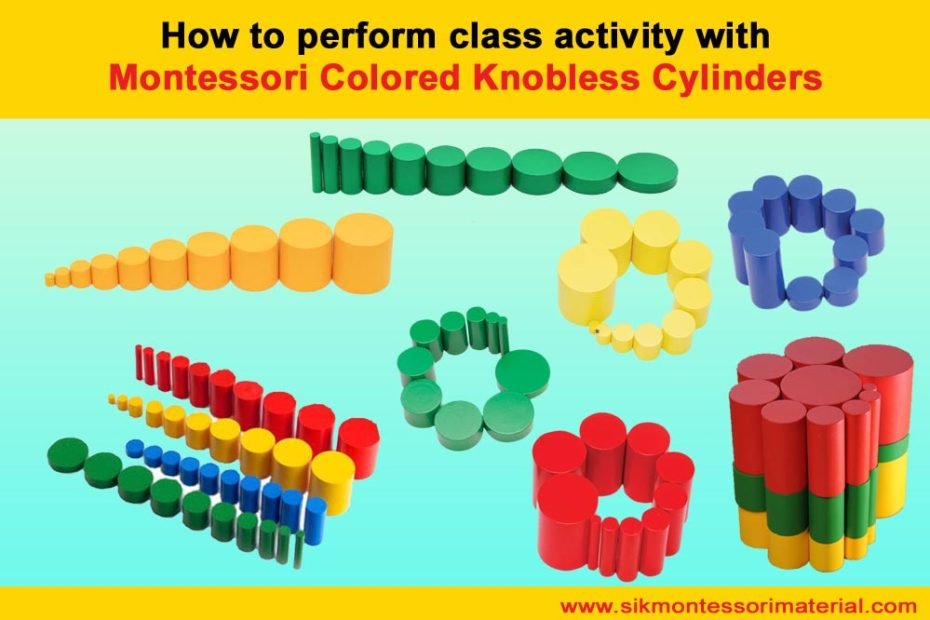 Montessori Knobless Cylinders | Montessori Sensorial Material - SIK ...