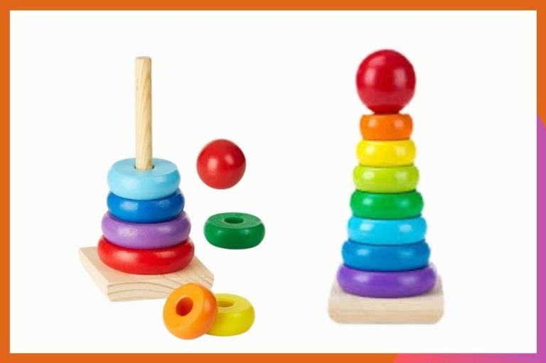 Rainbow Stacker Toy - SIK Montessori Material