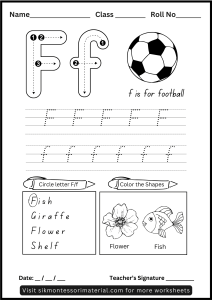 Alphabets Tracing & Letter Recognition Worksheets for Montessori - SIK ...